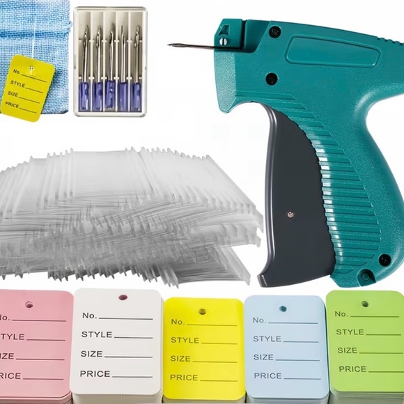 Party Supplies | Clothing Tag Gun Set With Multicolor Labels Perfect ...